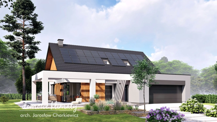 Projekt domu Helios 5 G2 - Domowe Klimaty